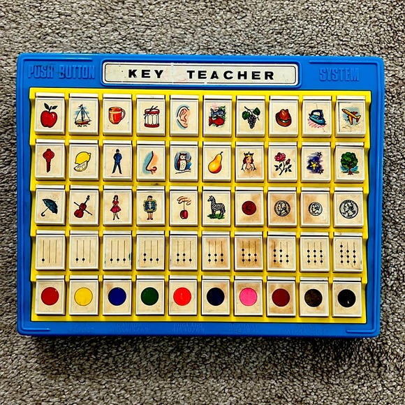 Edu-Key | Toys | 97s Key Teacher Push Button System Educational Japan ...